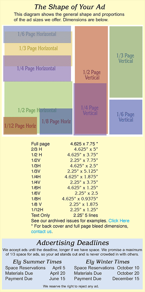 Advertising Rates - Raven Words Press